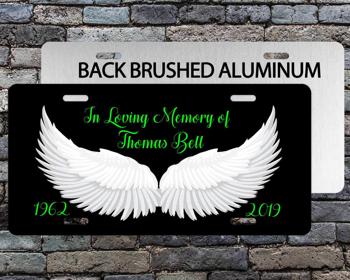 Memorial Personalized License Plate | In Memory License Plate ...